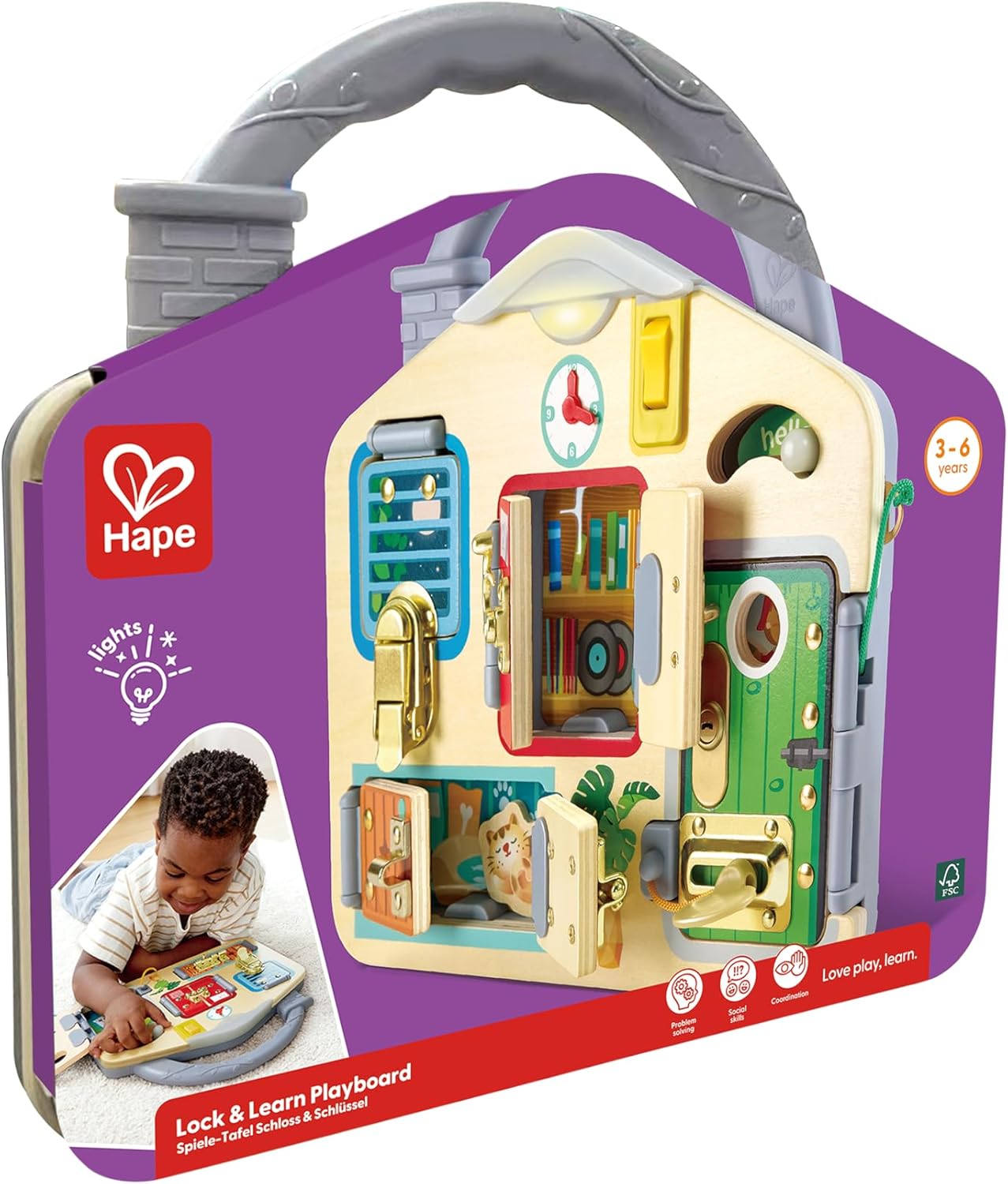 Hape Game Board Lock and Key – Ready Set Play